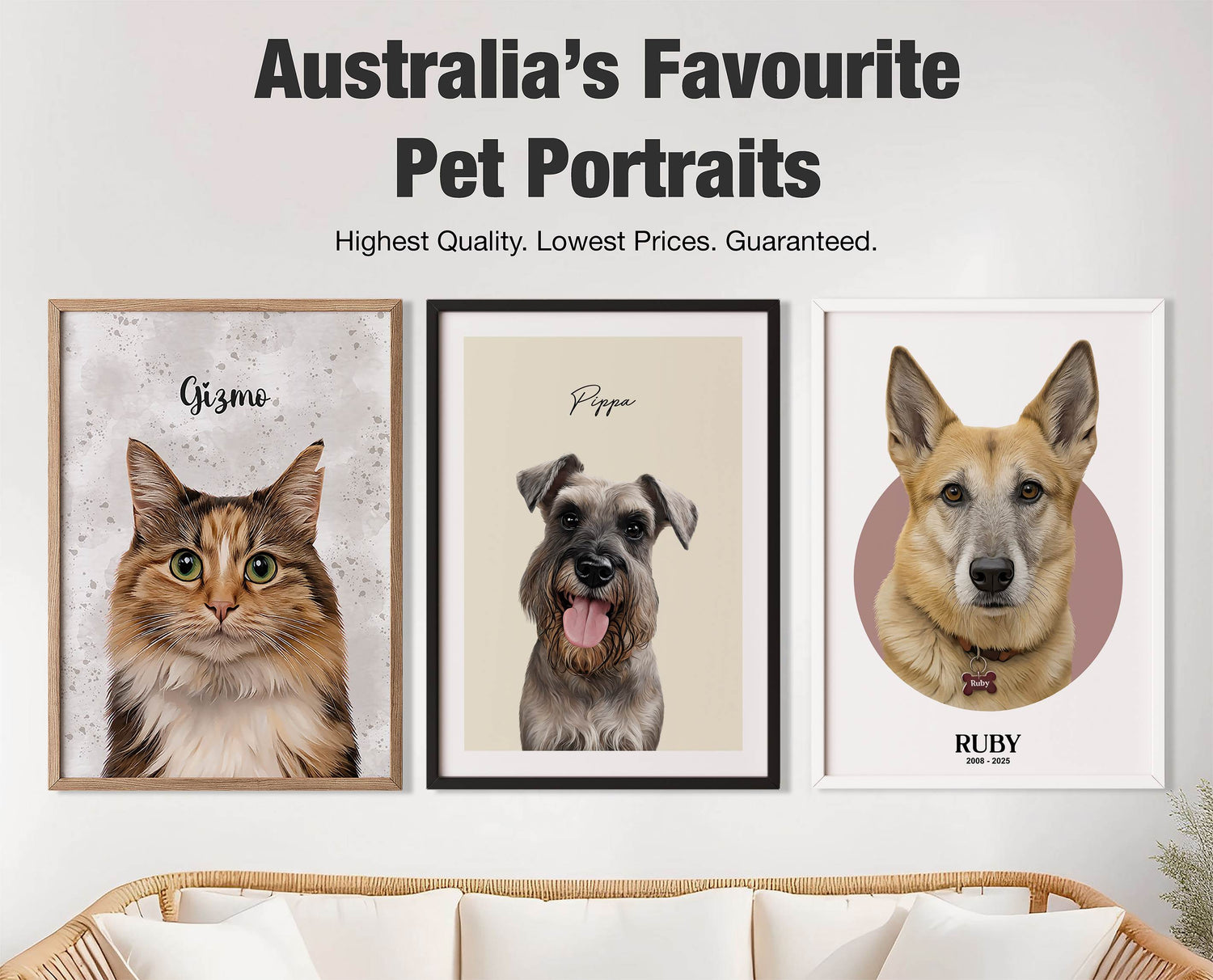 Pets Into Art - Custom Dog And Cat Portraits - Made In Australia